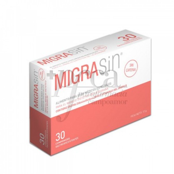MIGRASIN 30 COMPRIMIDOS SIN CAFEINA - aniole.com